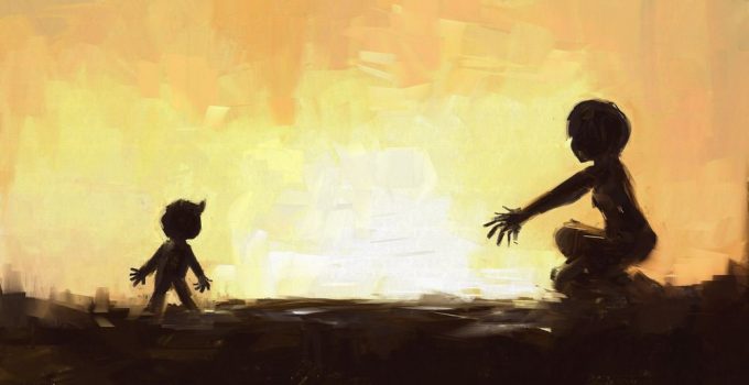 Inner Child Art – Who looks outside, dreams; who looks inside, awakes.